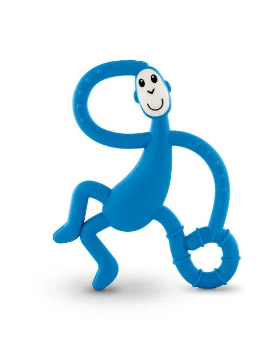 Matchstick Monkey Dancing Monkey Teether – Blue – Coolkidz Australia